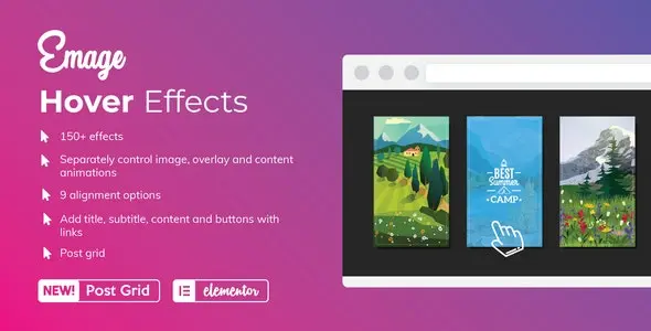 Emage – Image Hover Effects for Elementor Pro - Theme Plugin