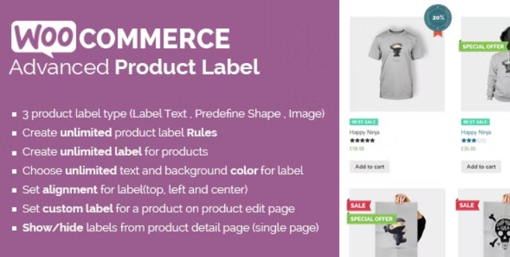 WooCommerce Advanced Product Labels - Theme Plugin